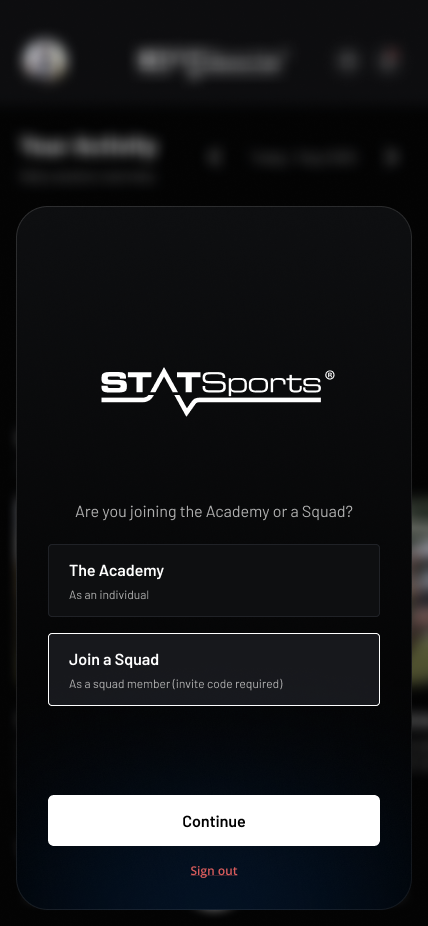 How do I join a squad? – STATSports Support Center
